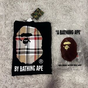 Bape | Shirts | Burberry X Bathing Ape Tshirt | Poshmark